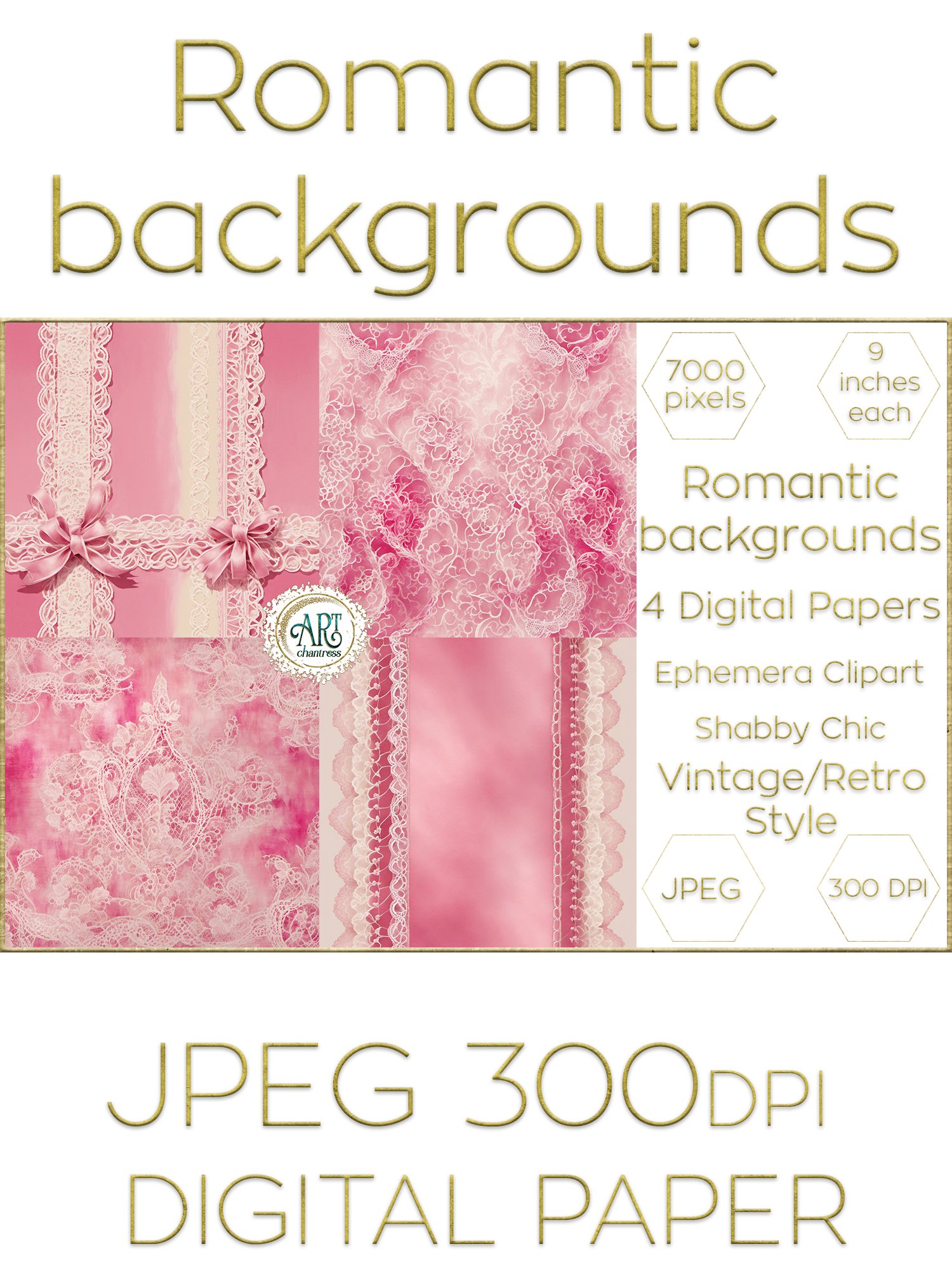 Watercolor Digital Paper Collage Sheets scrapbook (2907537)