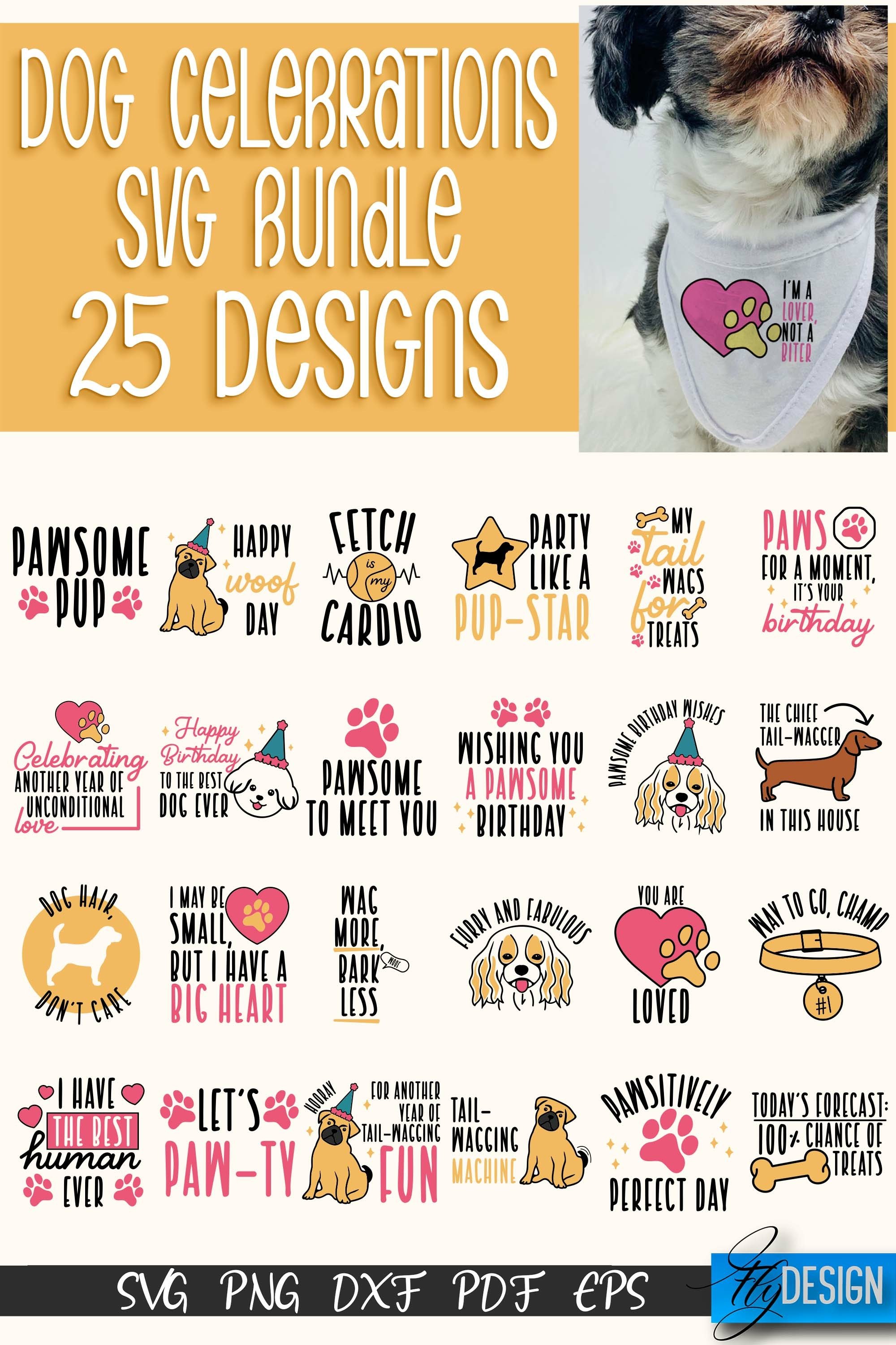 Dog Celebrations SVG Bundle|Dog SVG Quotes|Dog (2743702)