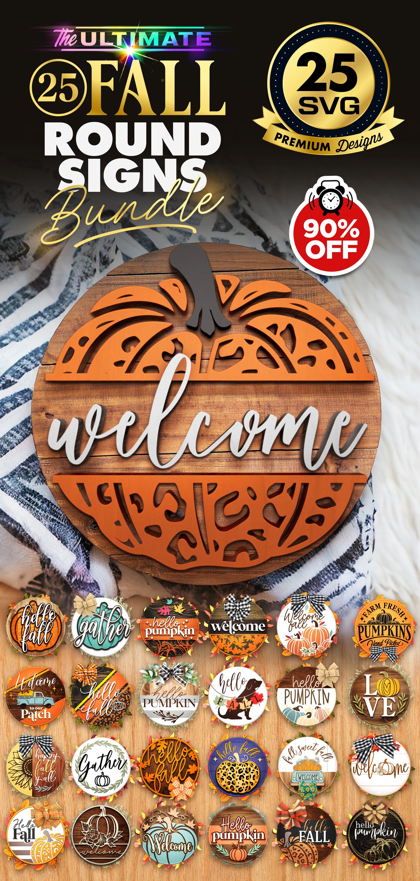 FALL Door Signs Bundle