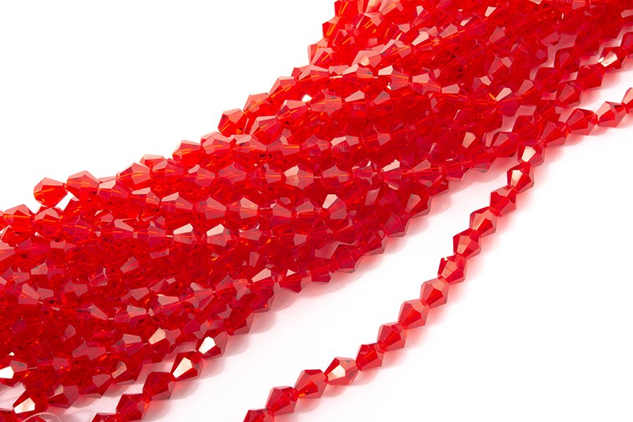Photo of red Beautiful Sparkle Crystal Beads (863833)