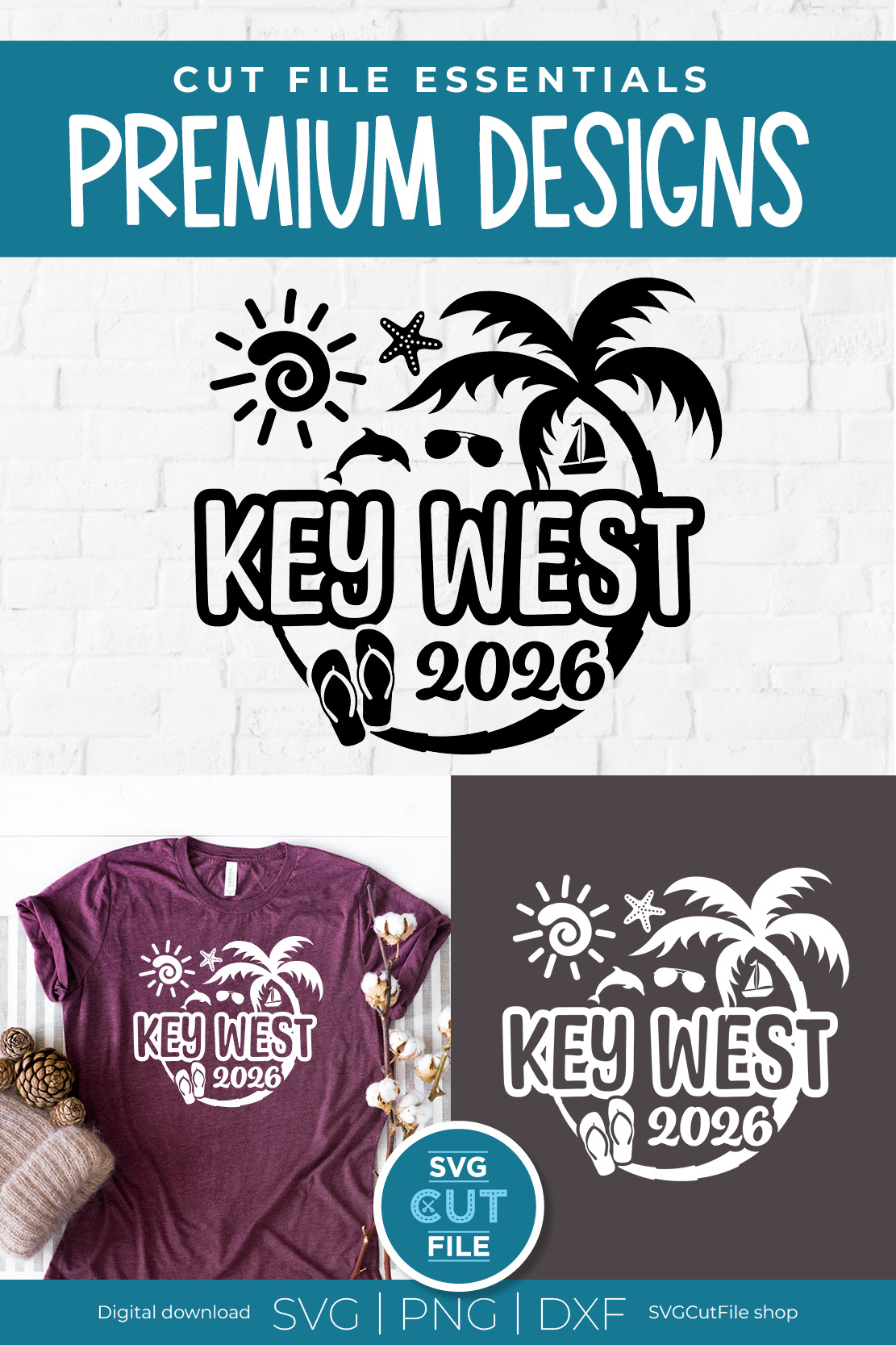 2026 Key West svg - Great for a Key West Vacation or Trip