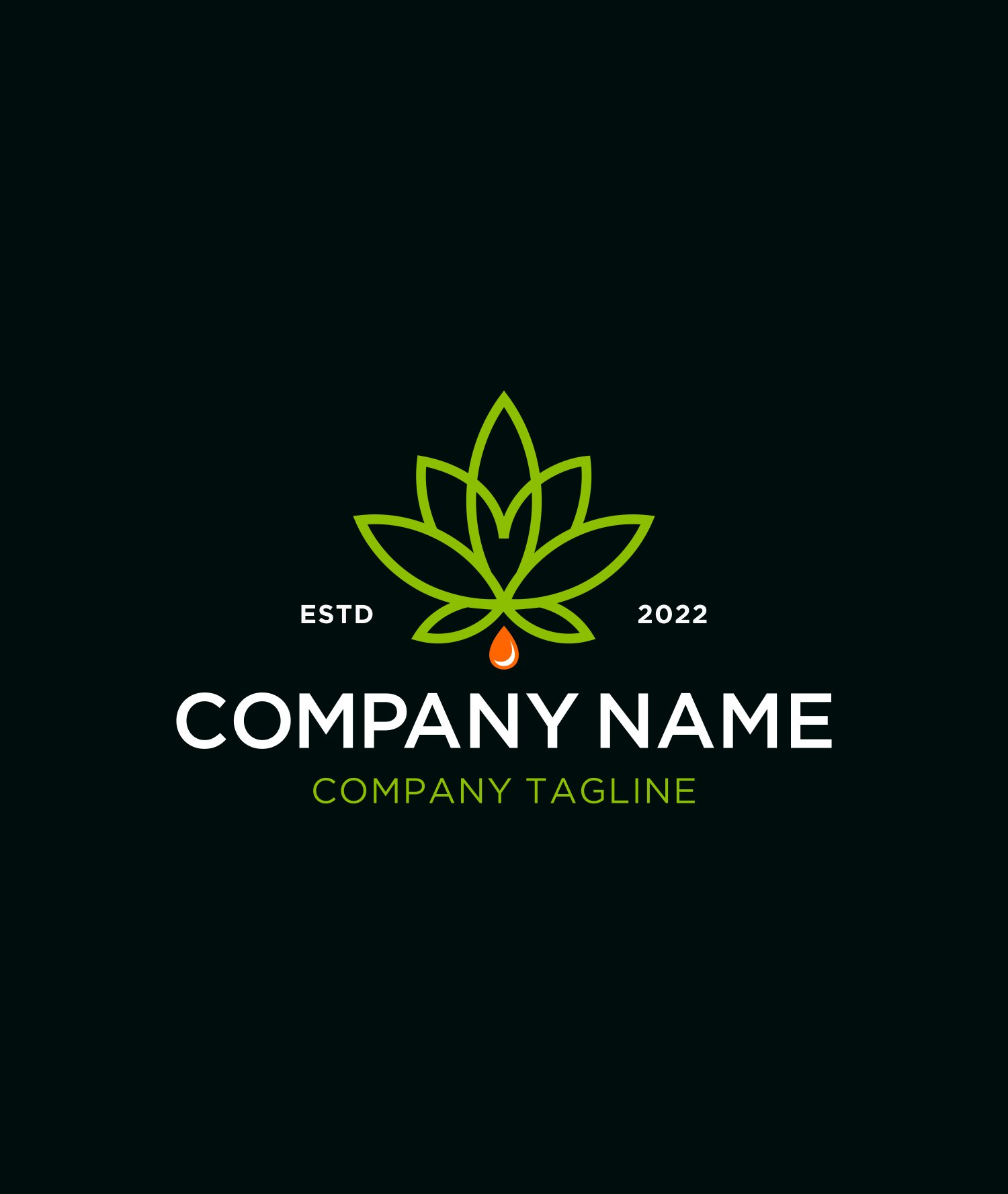 Premium CBD Oil Logo - Cannabis Logo Designs (1839731)