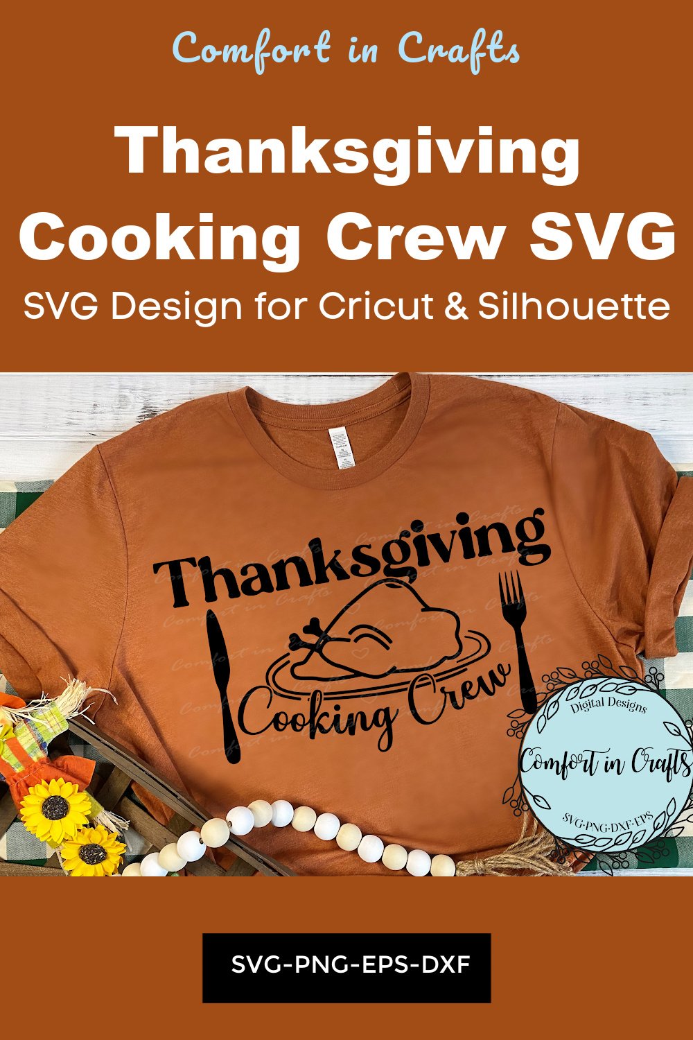 Thanksgiving Cooking Crew SVG and Sublimation