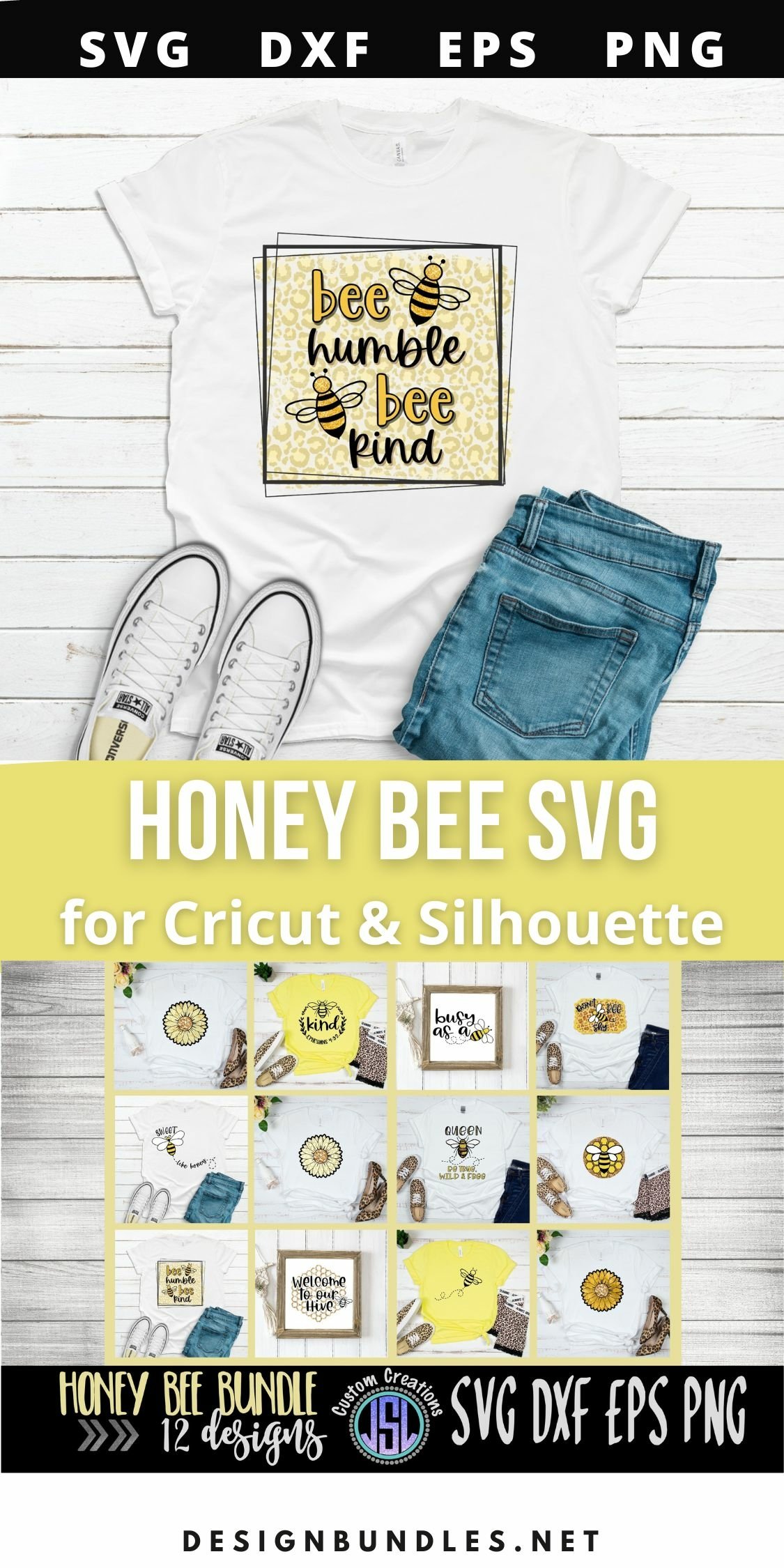 Honey Bee Bundle | 12 Designs