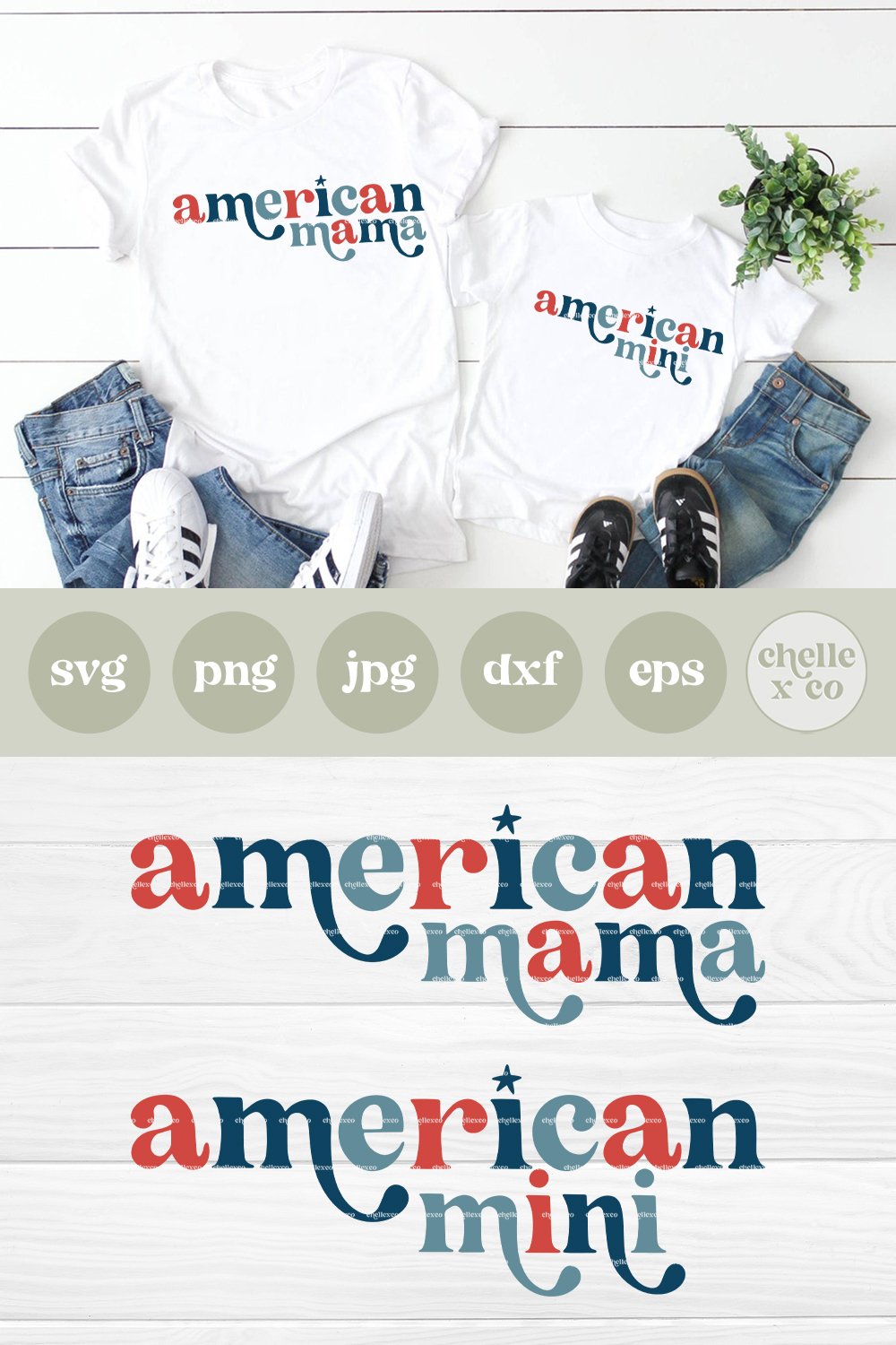 American Mama American Mini SVG PNG