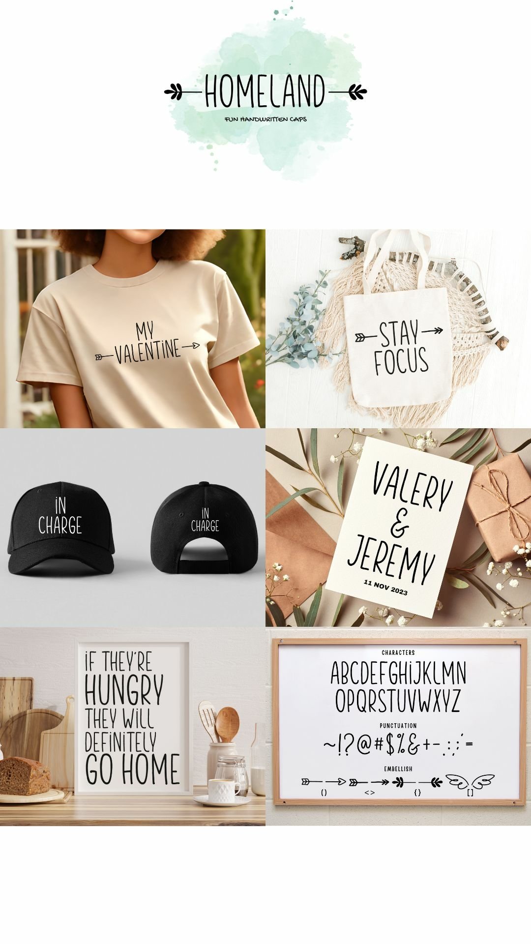 Homeland Simple Minimalist Fun and Clean Sans Font