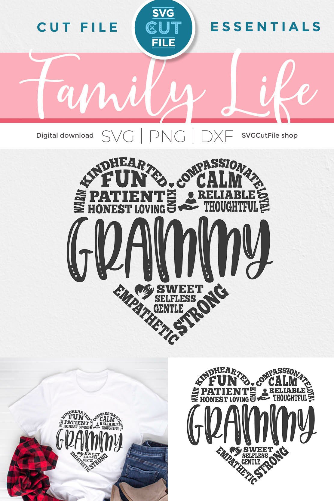 Grammy svg-grandma design for Cricut or Silhouette