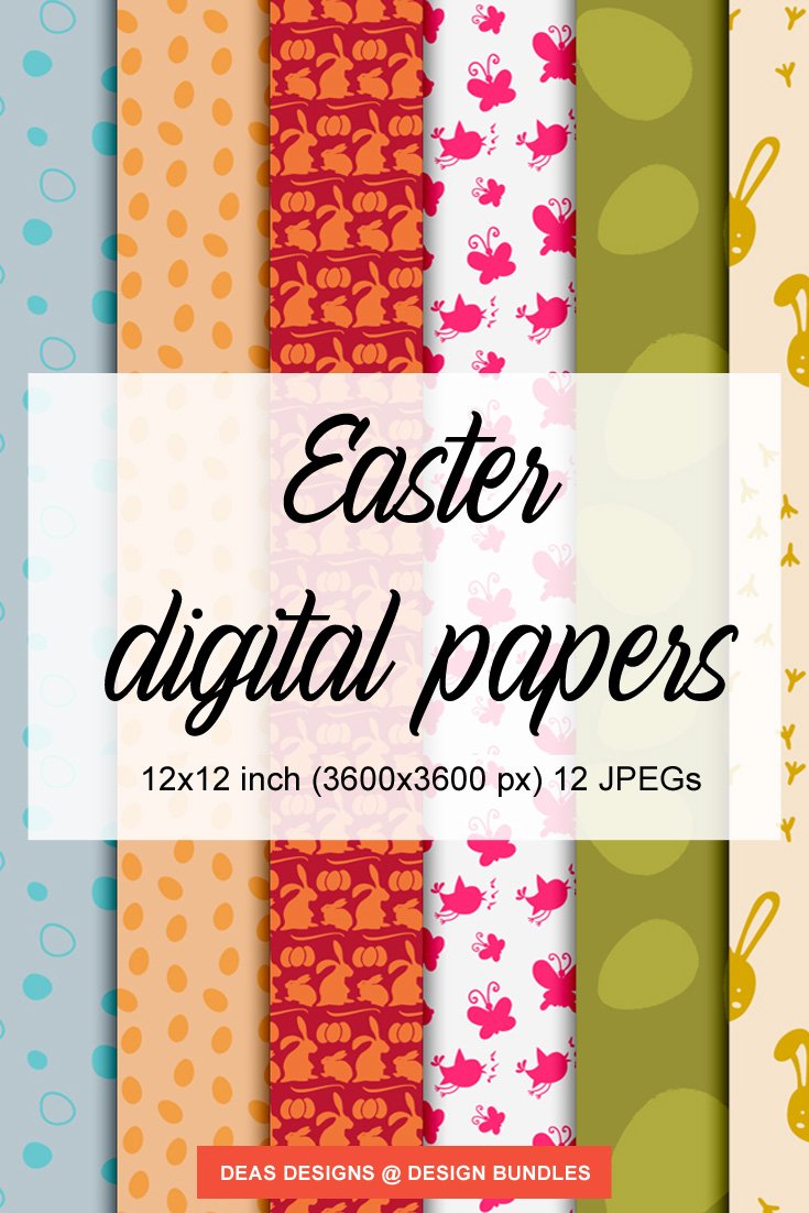 Easter digital papers