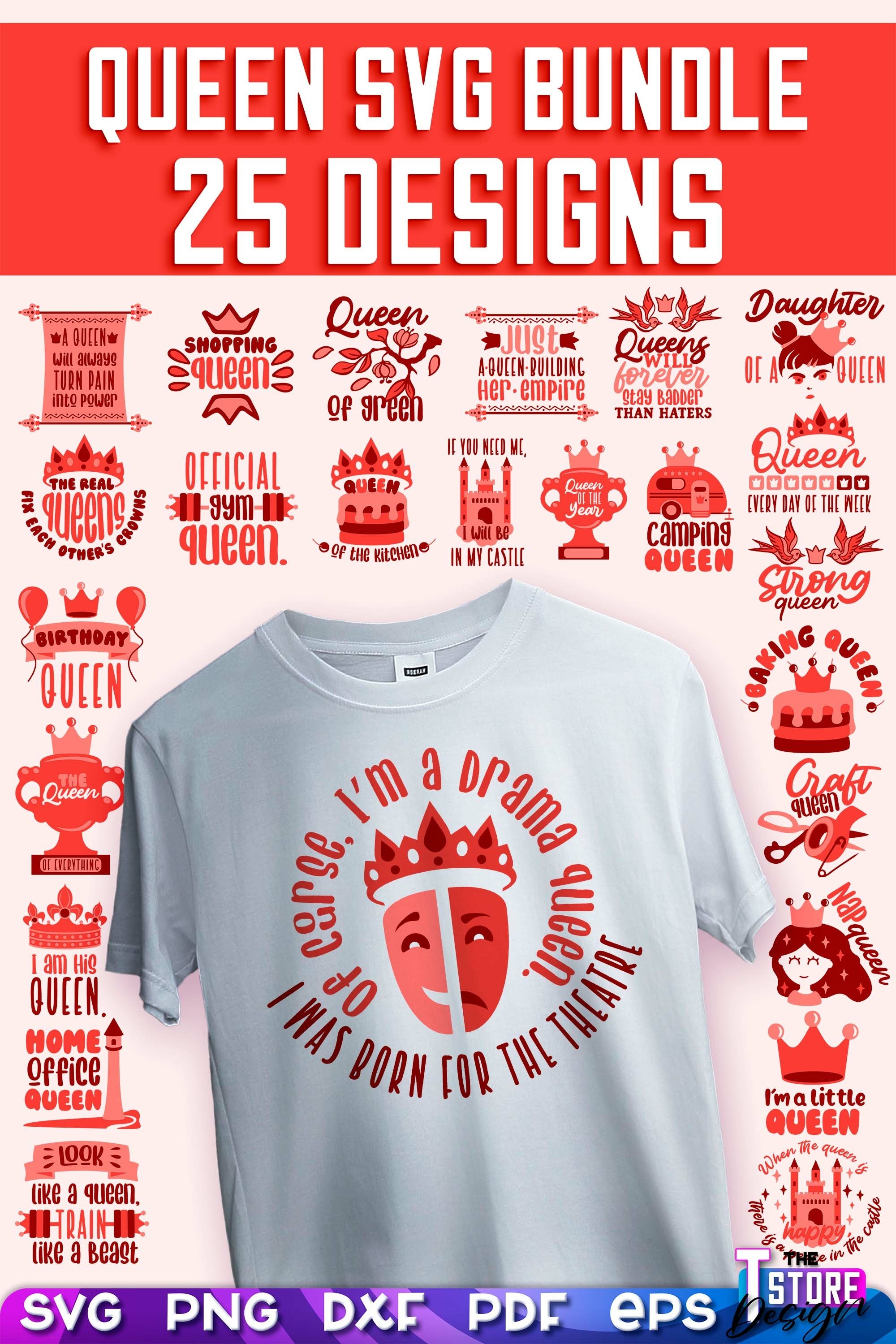 Queen SVG Bundle | Queen Quotes SVG Design| Woman (2470096)