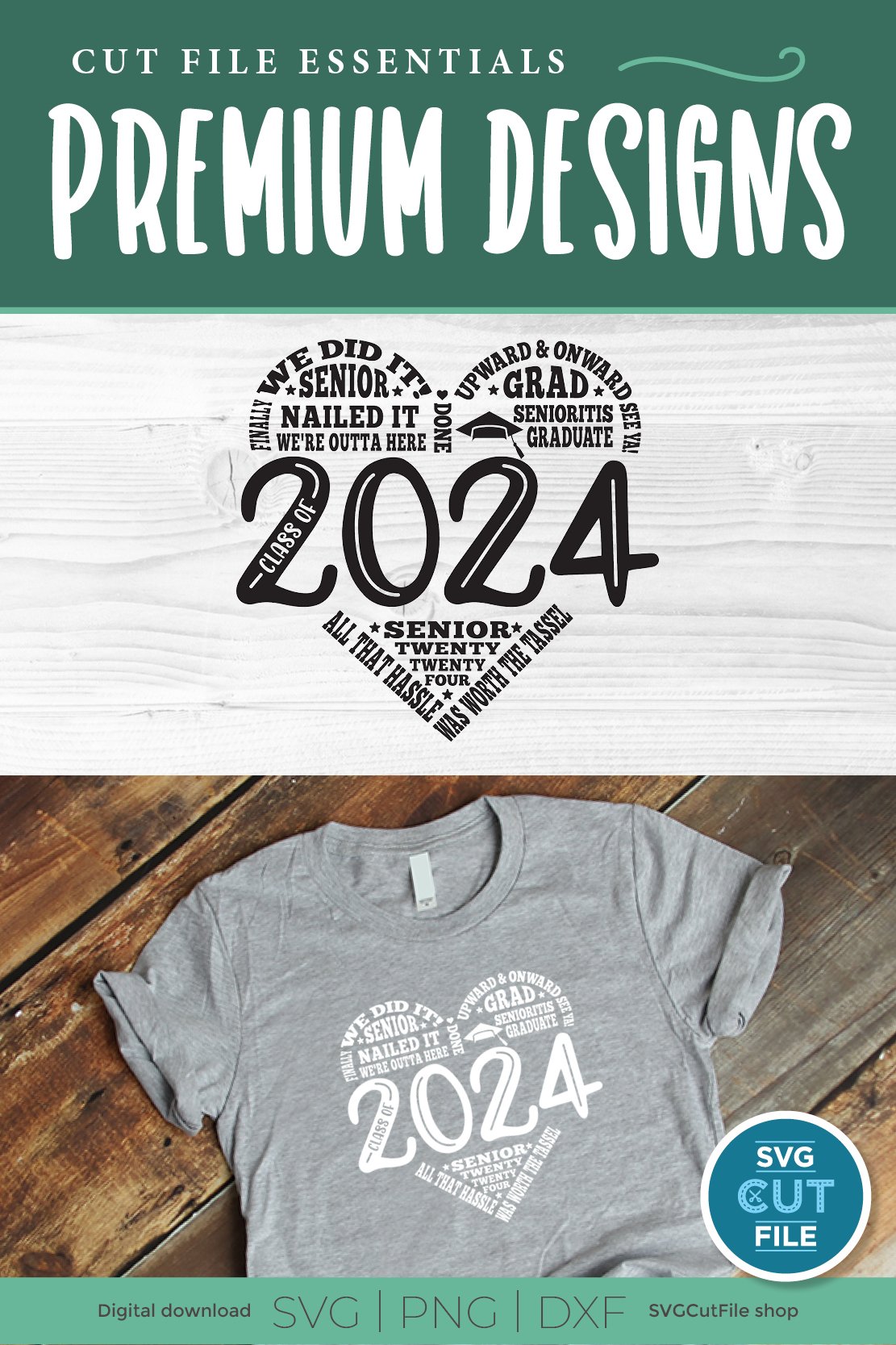 Class of 2024 svg, a 2024 seniors svg for Cricut crafters
