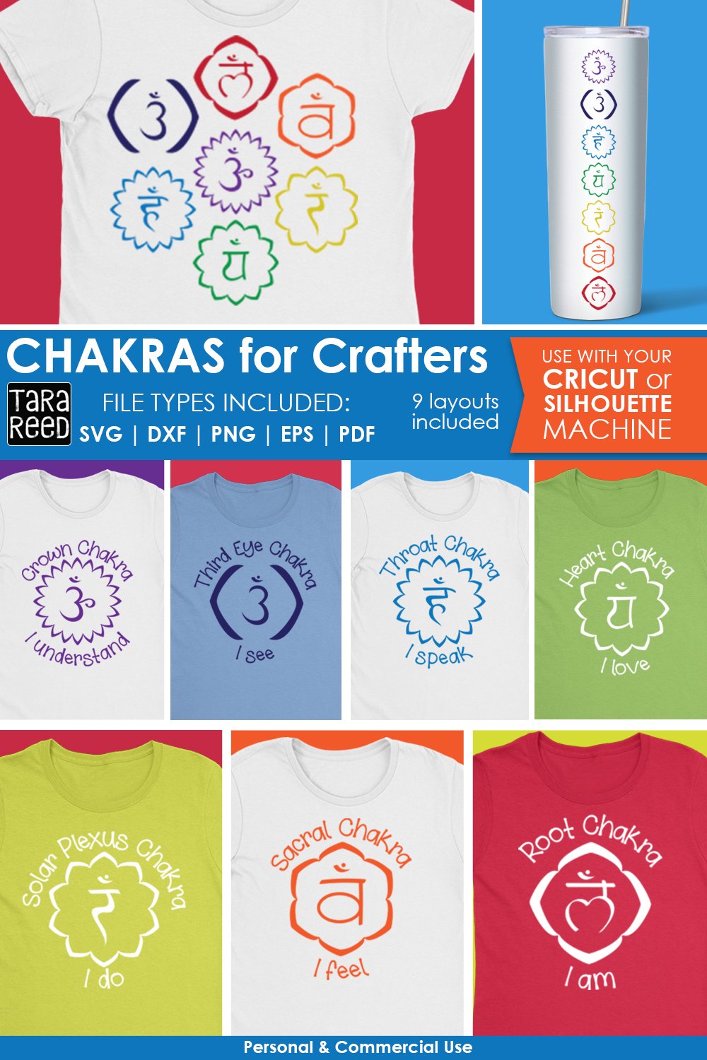 7 Chakras for Crafters | Meditation Room Art