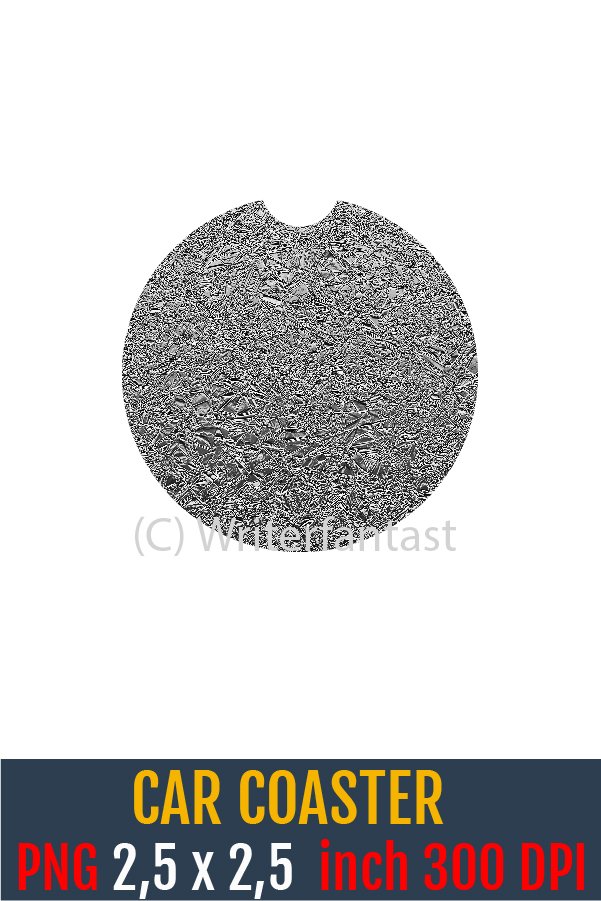 Car Coaster Sublimation metal Patterns Bundle