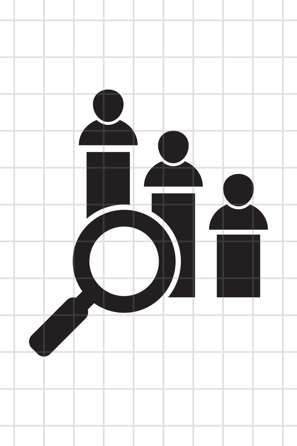 Competitor analysis icon. EPS, AI, SVG, PNG, JPG.