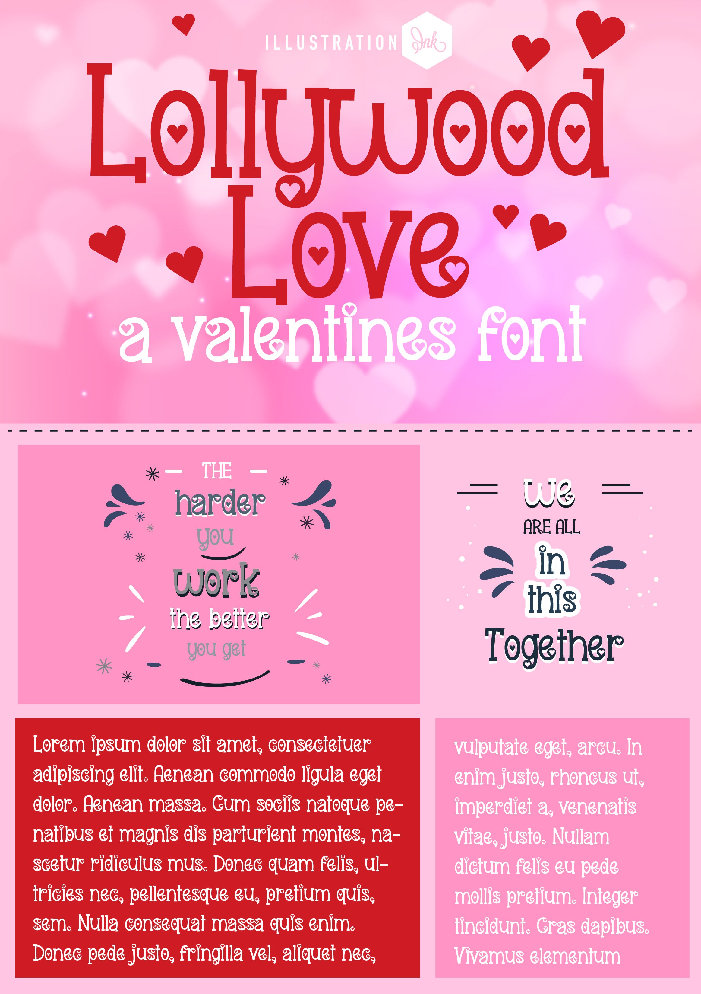 Hand-crafted, hand-written, Valentines Font