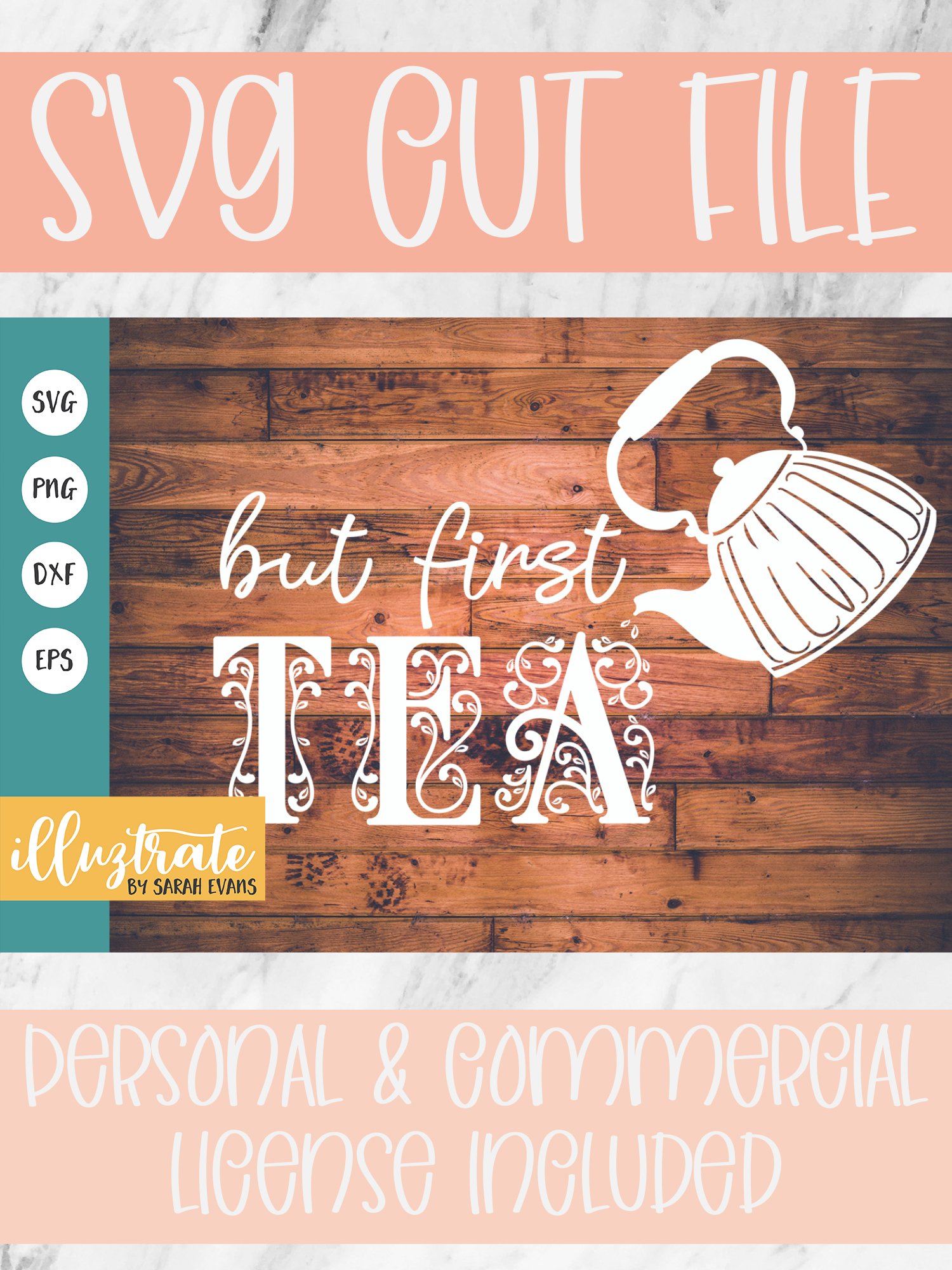 But First Tea SVG Cut File | British SVG