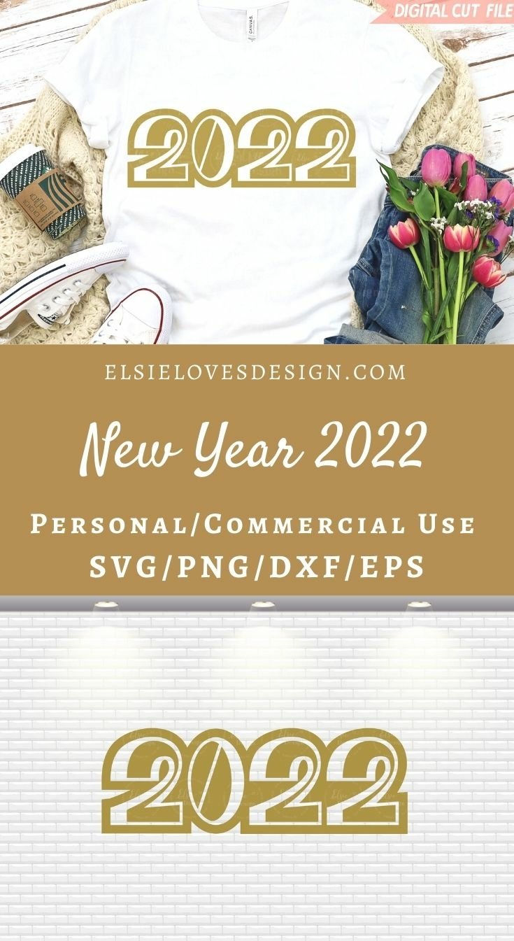 New Year 2022 SVG Cut Files