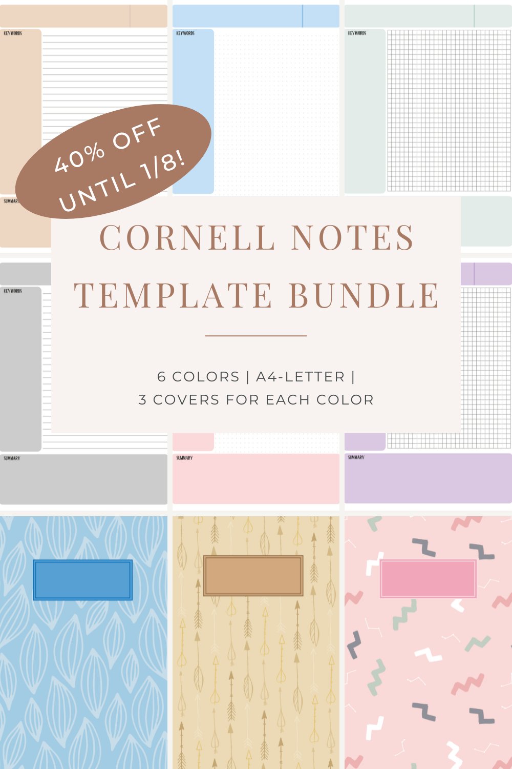 Cornell Notes Template Bundle (2368380)