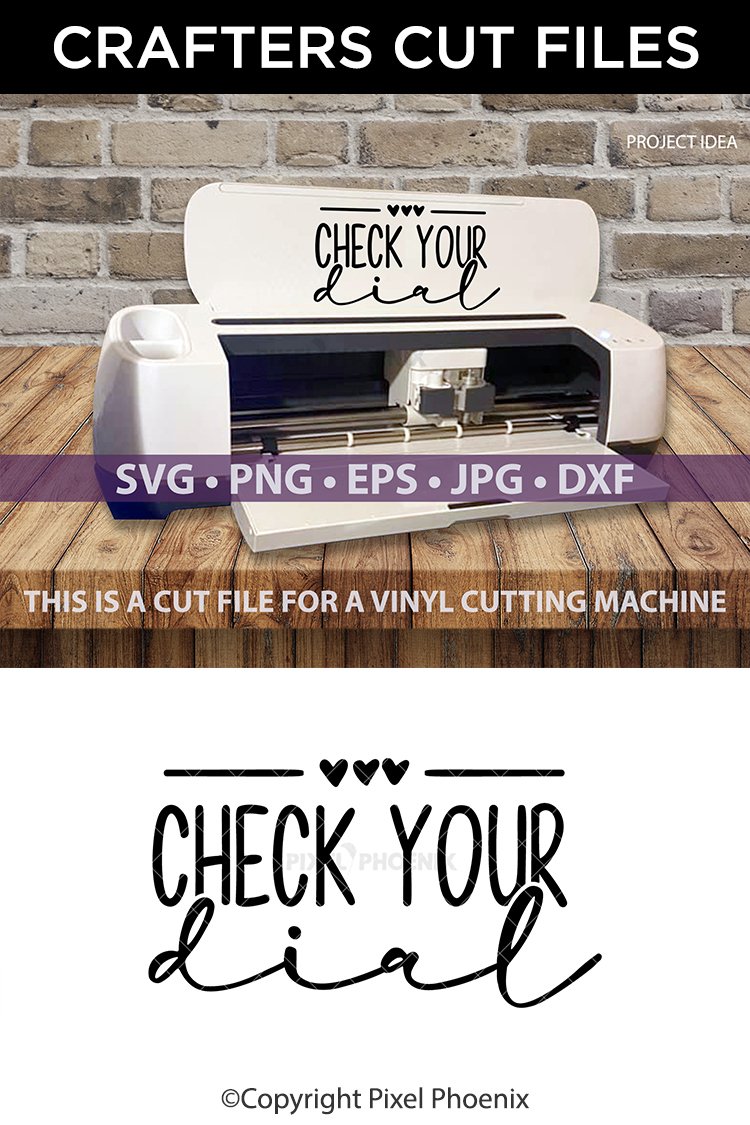 Craft SVG, Check your dial SVG, Crafts SVG, Craft Room SVG