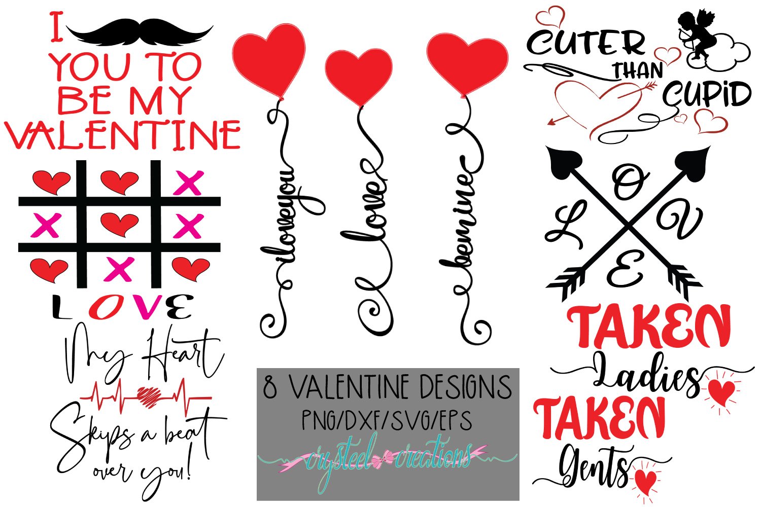 Love Bundle 8 Designs