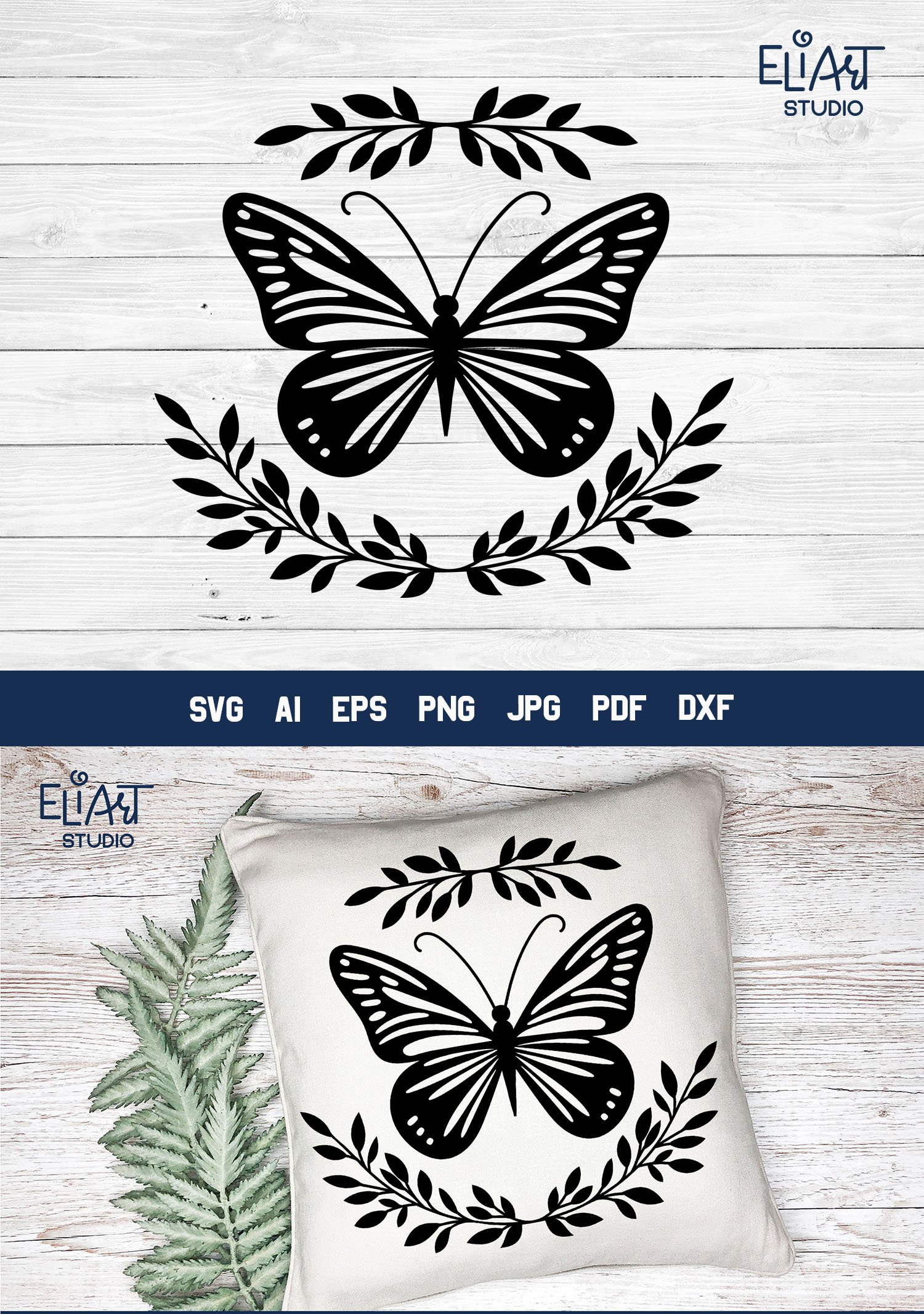 Butterfly SVG Design | Butterfly PNG Illustration