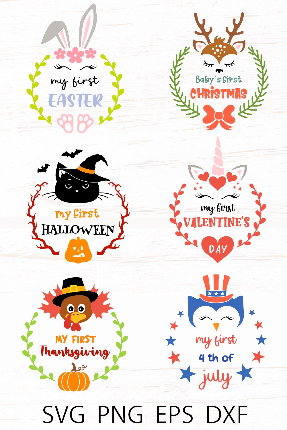 My first svg bundle, my first holiday designs
