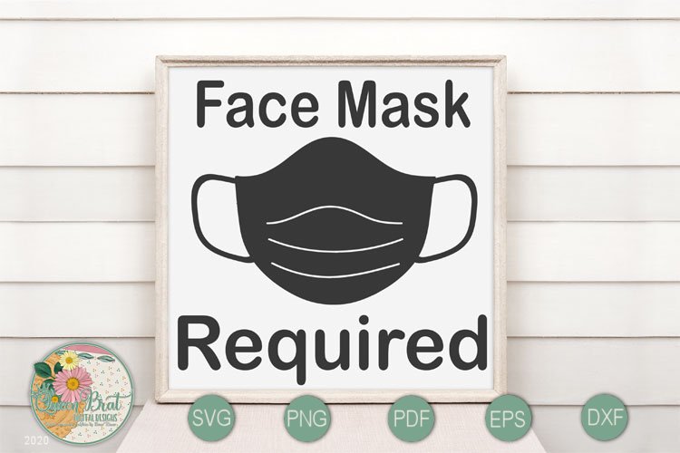 Face Mask Required SVG