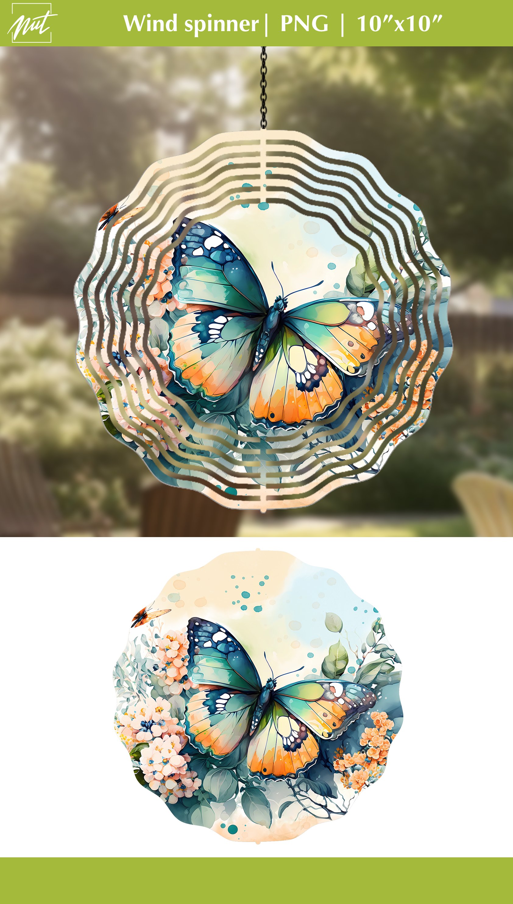 Wind spinner designs, sublimation design