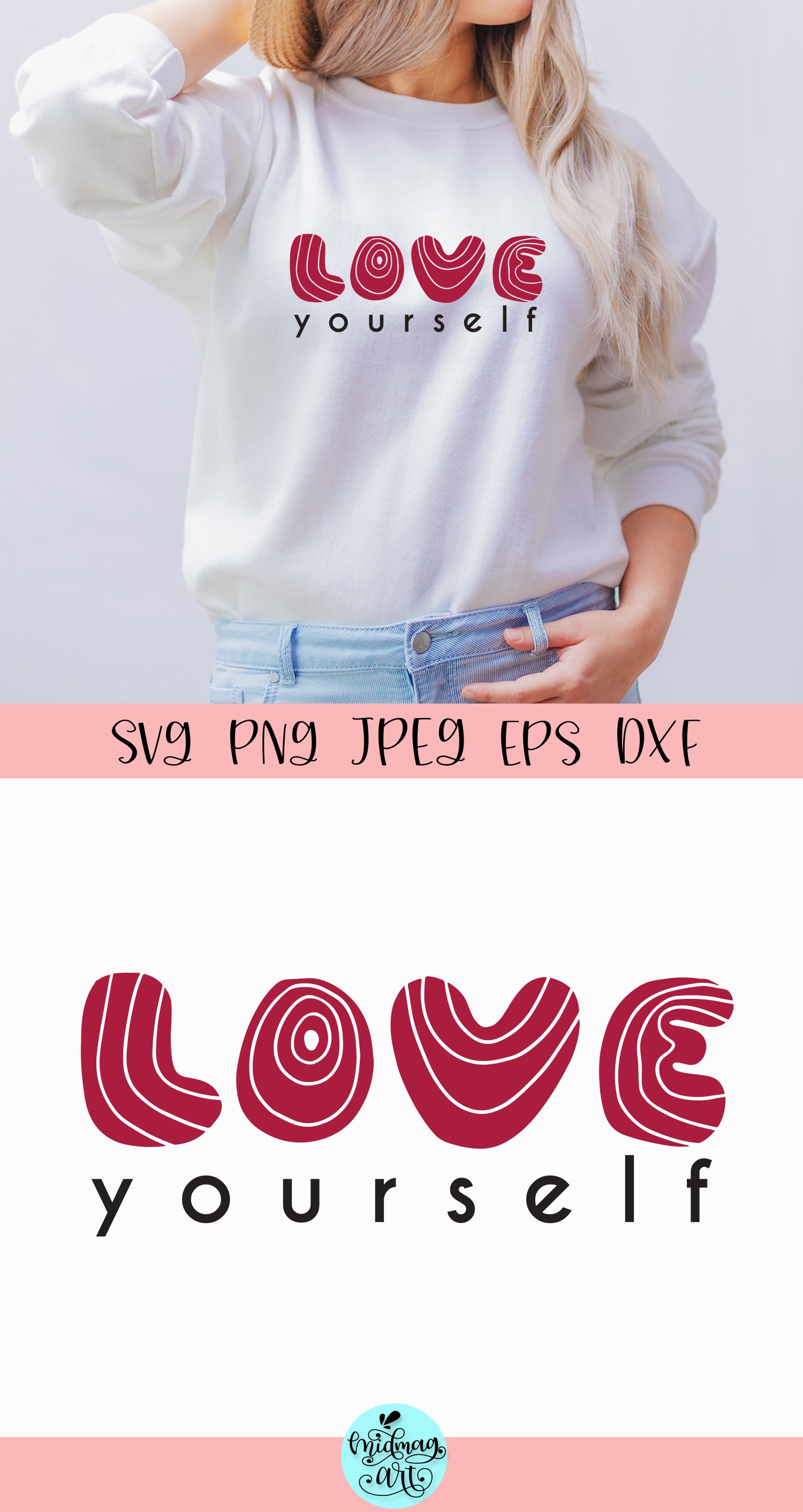 Love yourself svg, Love svg (1752838)