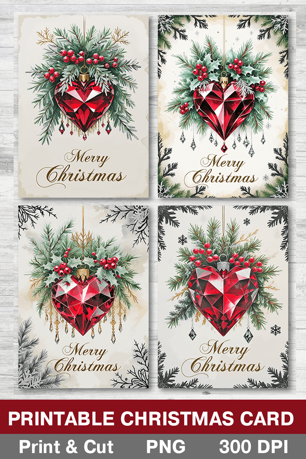 Merry Christmas Card printable