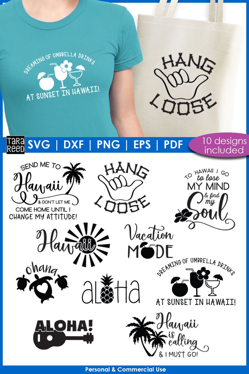 Hawaii SVG files for Cricut or Silhouette