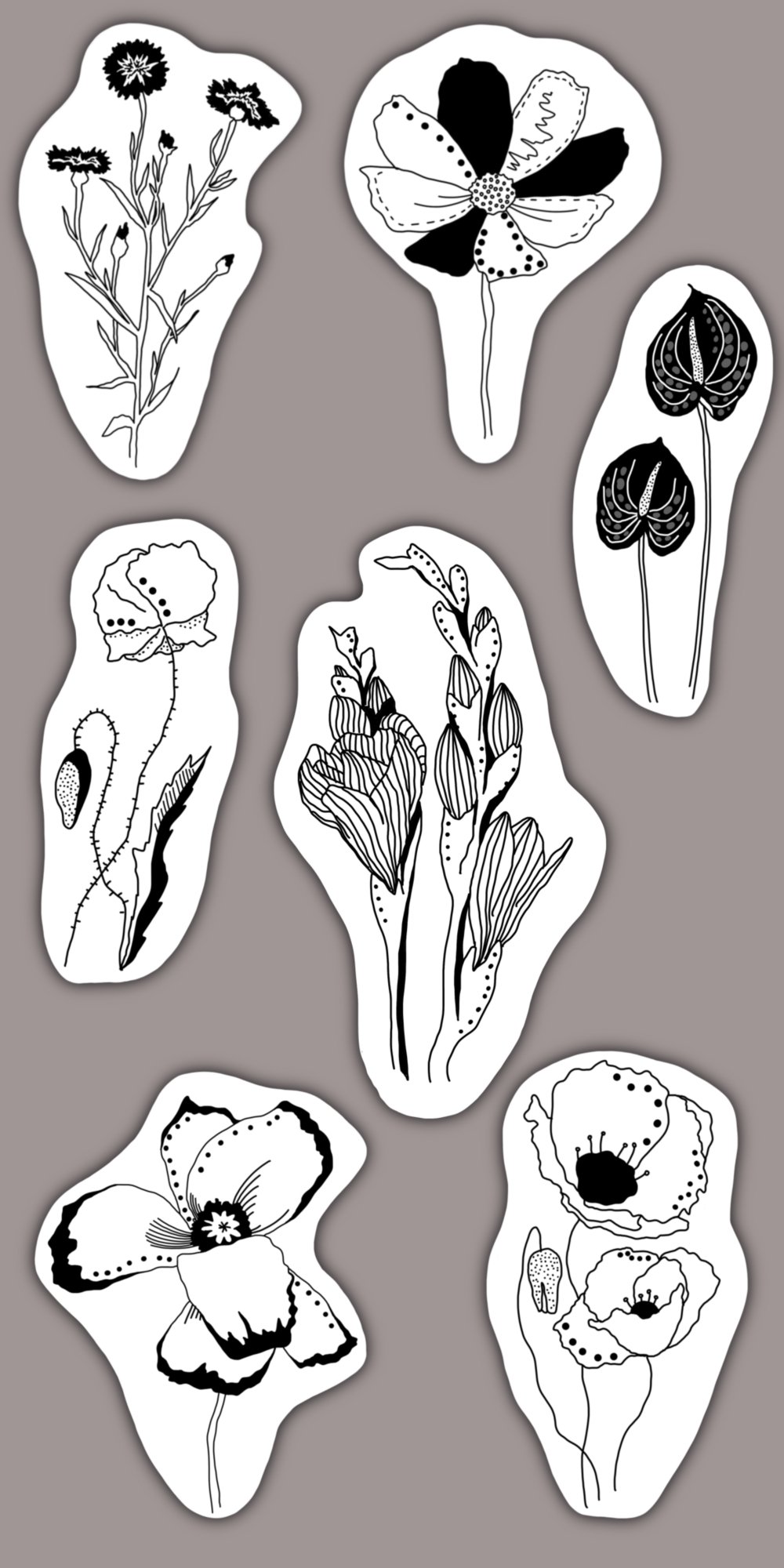 Flower Sticker pack