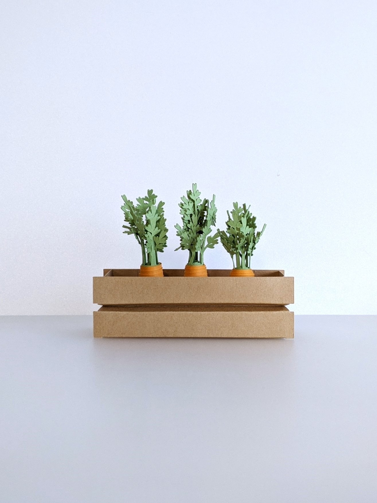 Mini Carrot and Garden Box Template for Cutting Machines