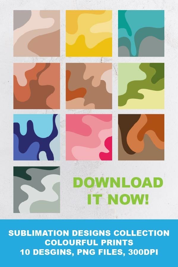 Sublimation Designs Colourful Prints