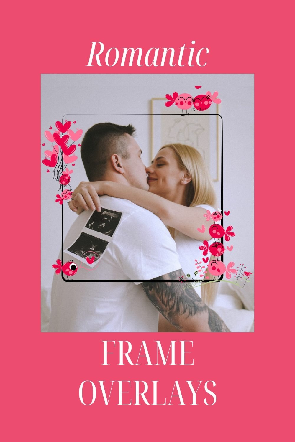 50 Romantic Frame Photoshop Overlays