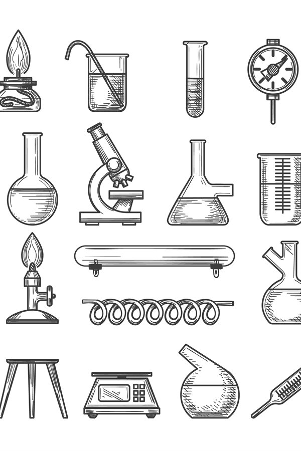 Vintage chemistry lab