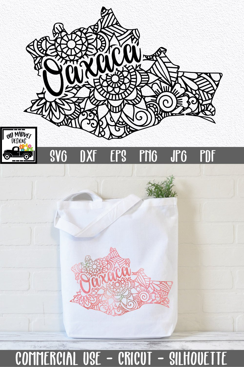 Oaxaca SVG File - Oaxaca Mexico State Mandala