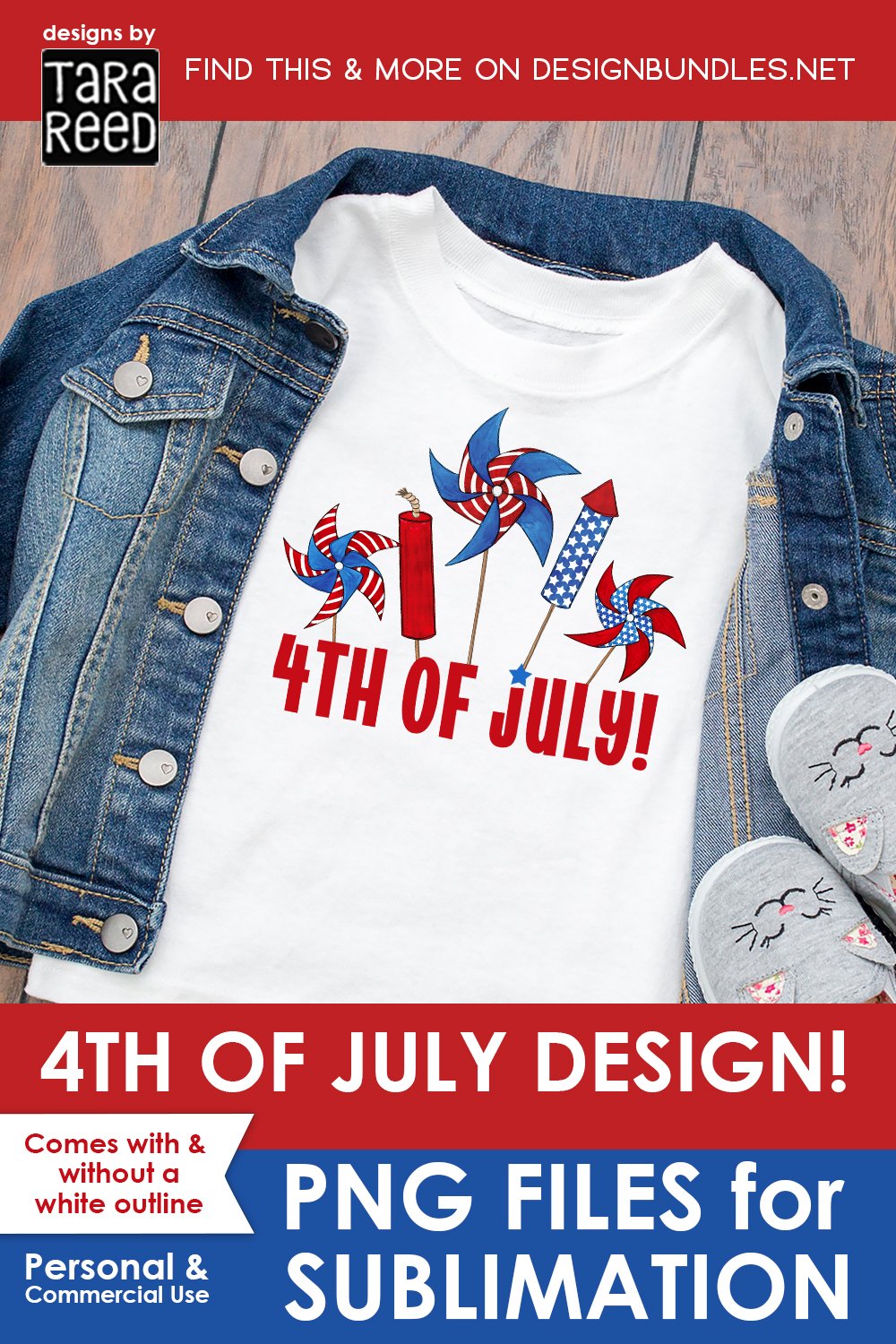 4th of July pinwheels - US Patriotic Sublimation files