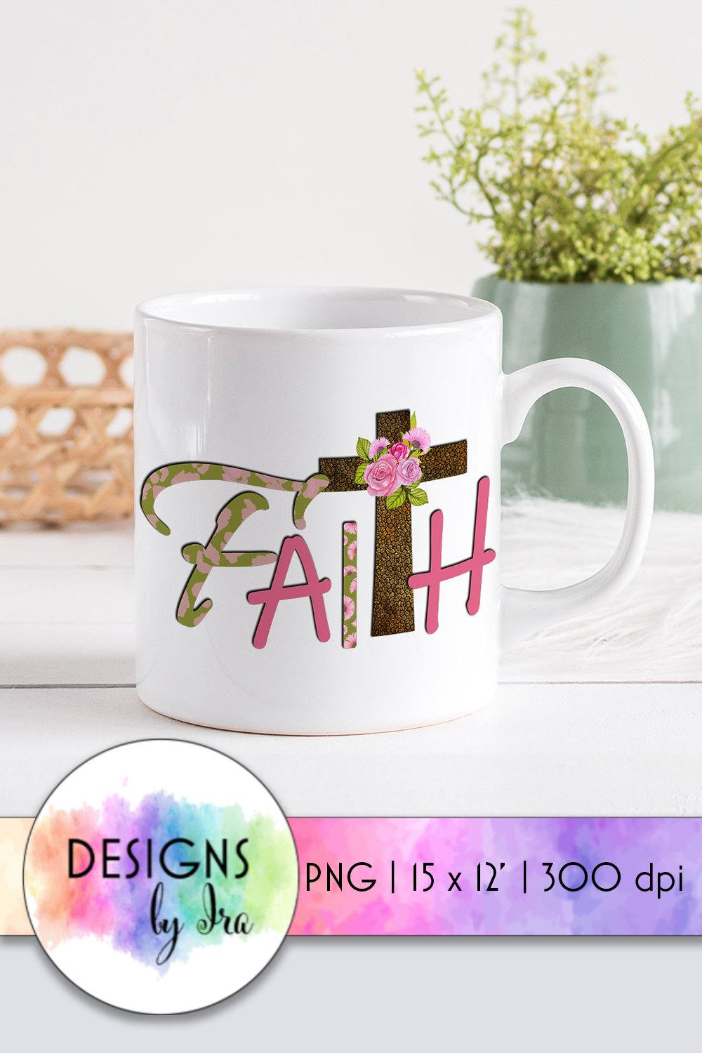 Faith Design | Religious Phrase | Easter Print
