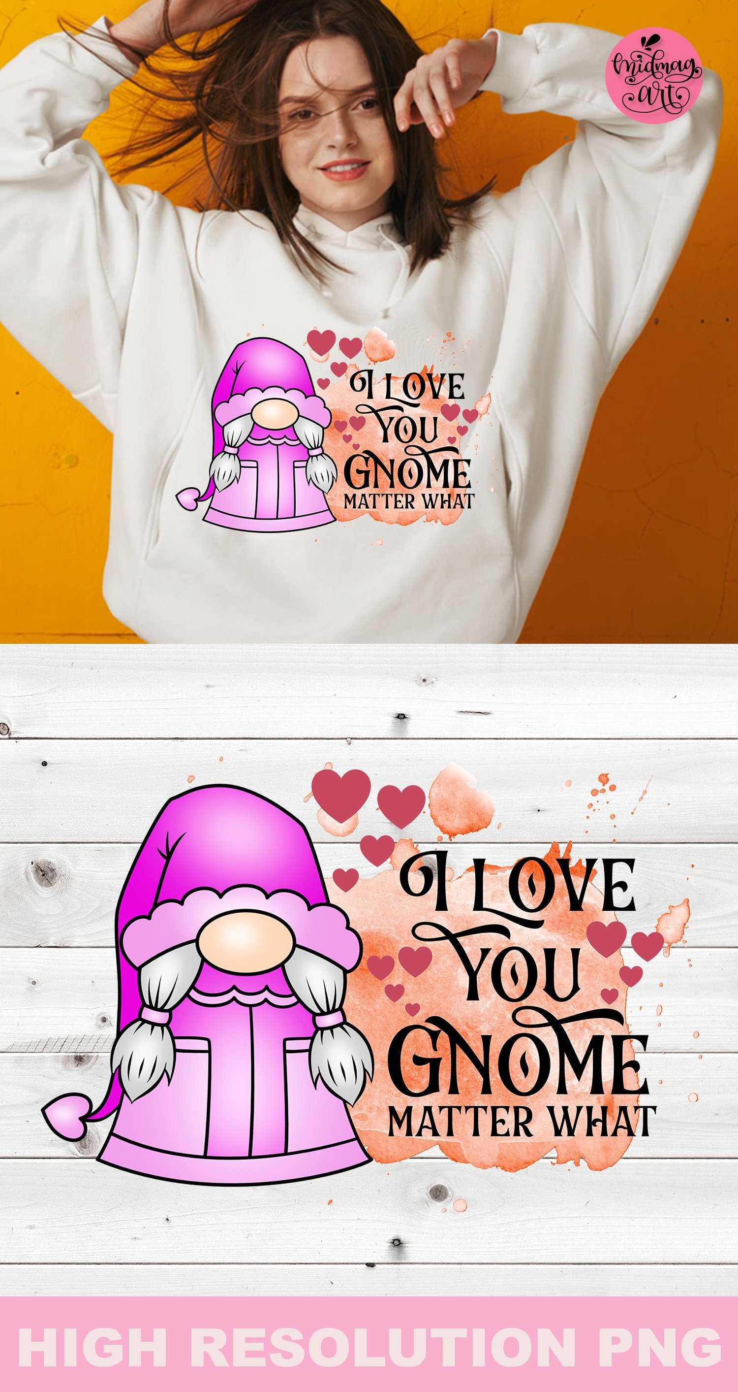 I love you gnome matter what png, Valentines day (2408257)