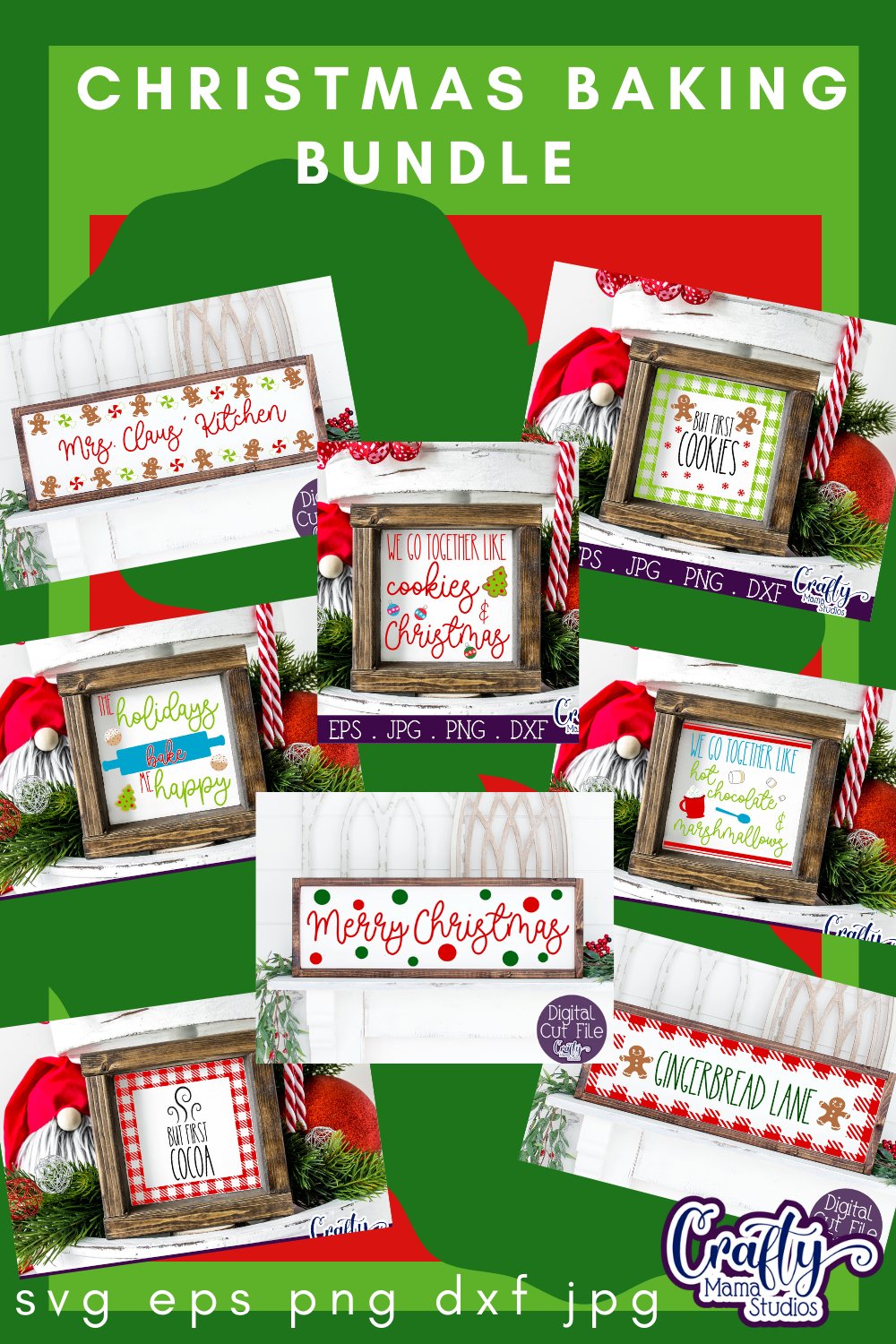 Christmas Kitchen Farmhouse Svg Bundle