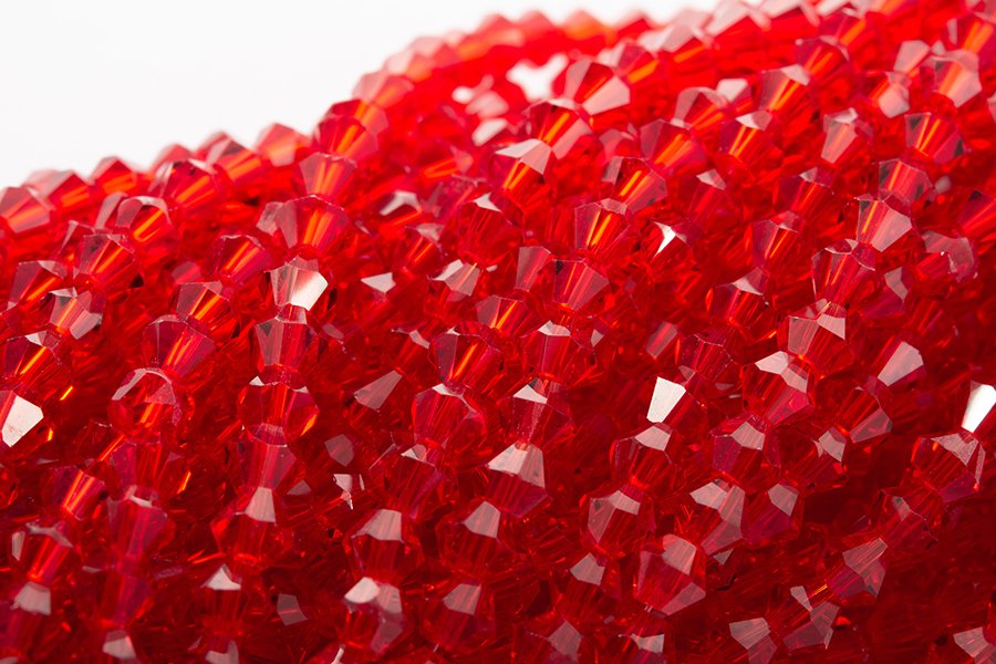 Photo of red Beautiful Sparkle Crystal Beads (863830)