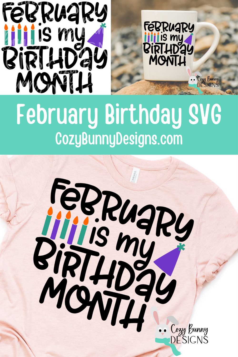February is my Birthday Month SVG | Birthday SVG