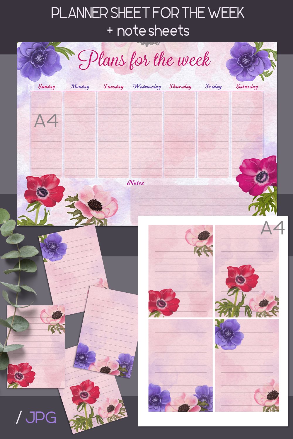 Weekly planner