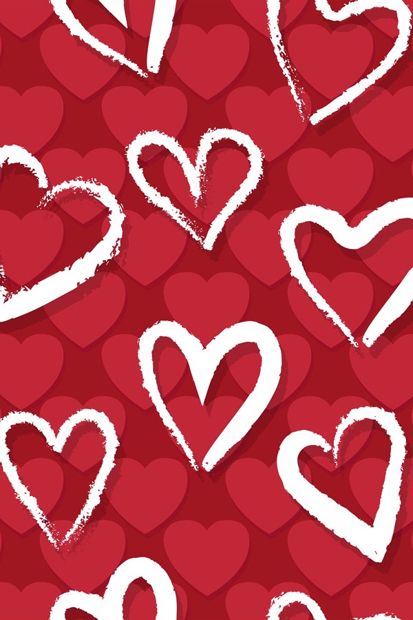 Red hearts pattern (1202545)