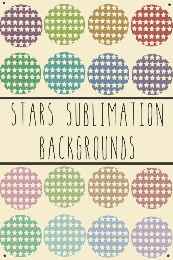 16 sublimation background with stars