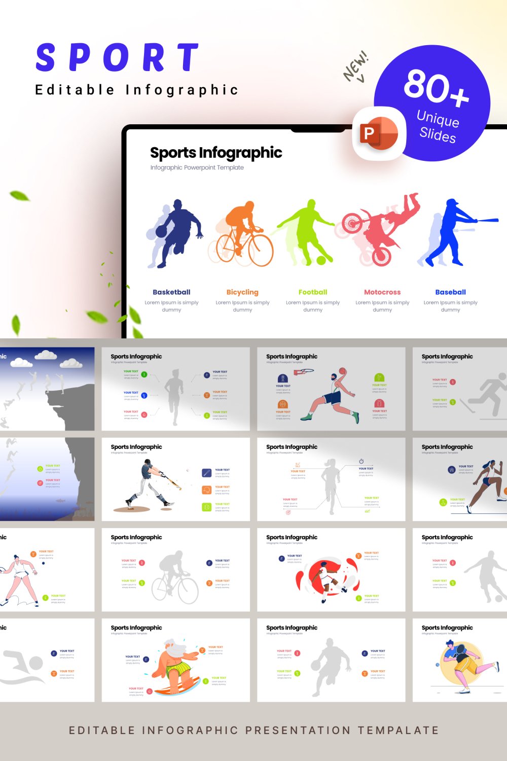 Sport Infographic Presentation Template