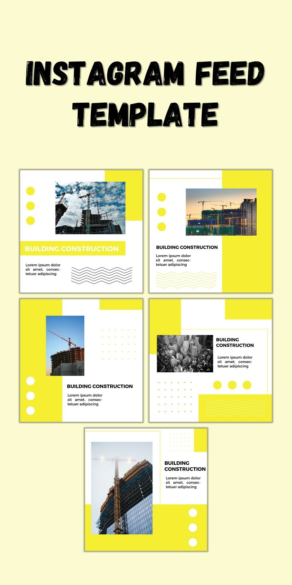 Template Instagram Business - Building