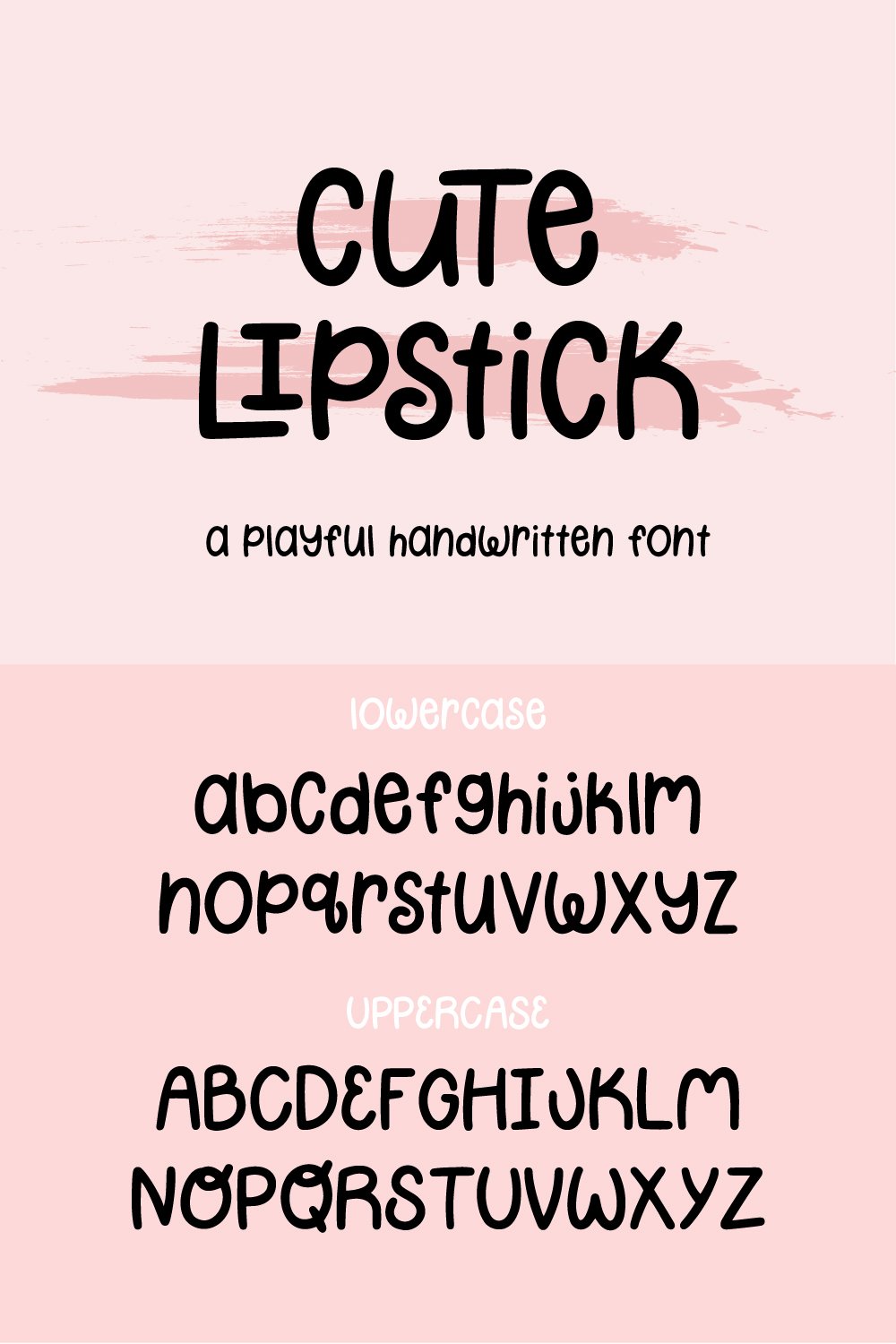 Cute Lipstick Playful Handwritten Font