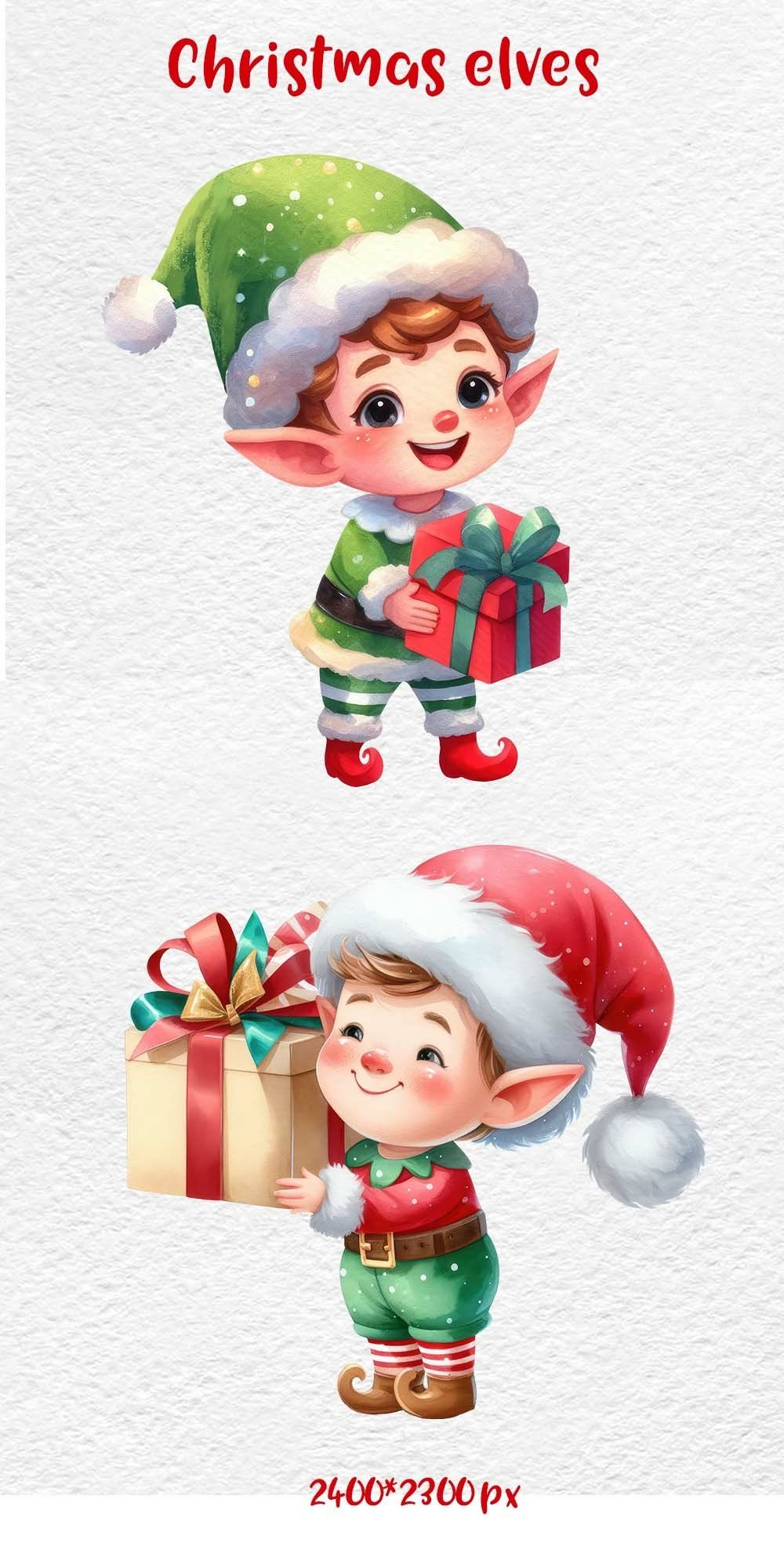 Christmas elves Santa's helpers