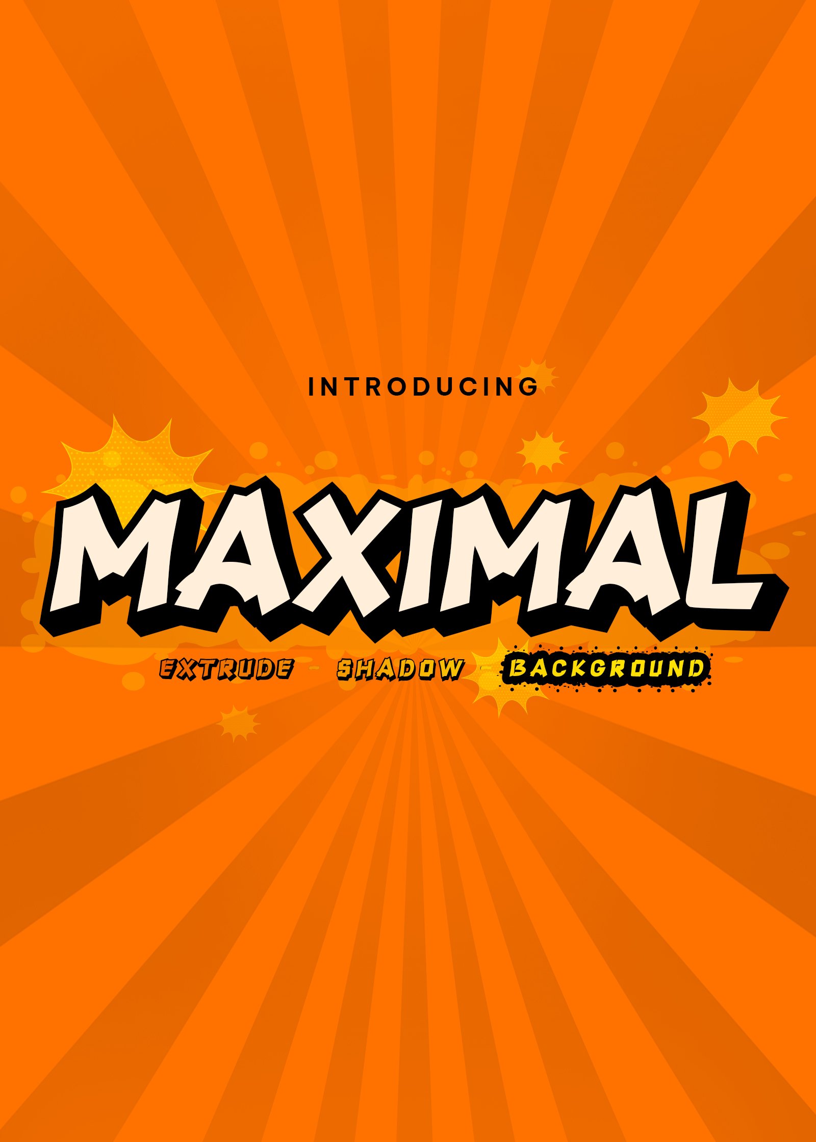 Maximal - display font